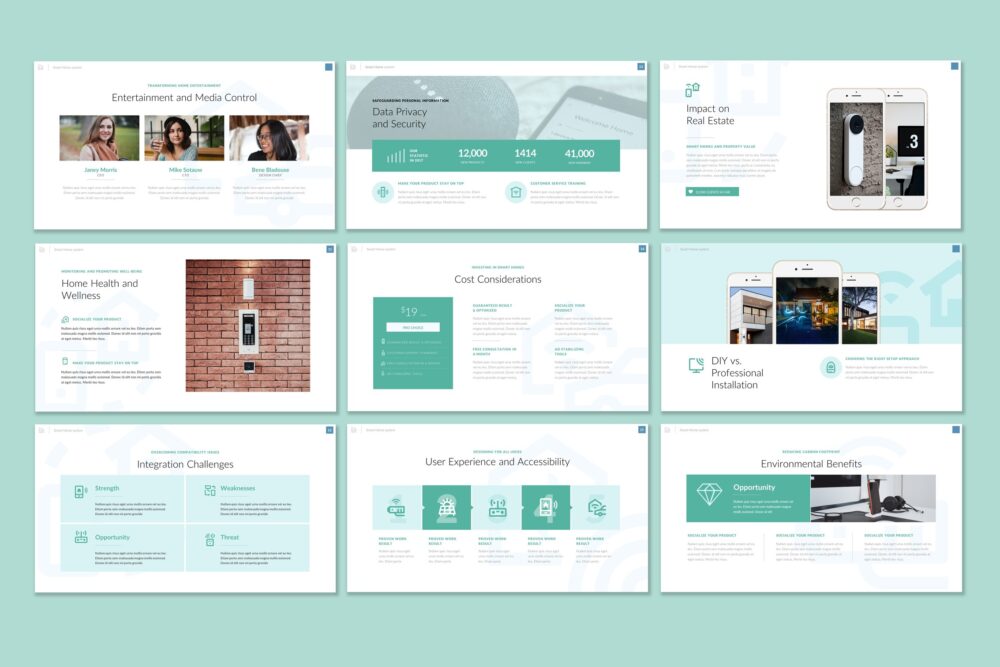 Smart Home System – Google Slides Templates – Slidehack